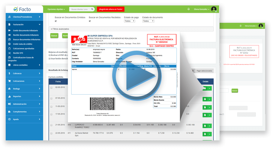 Factura electronica gratuita - Facto